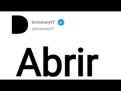 Abrir Meaning in English