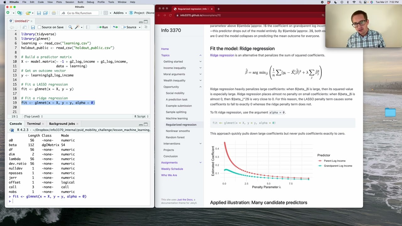 Regularized regression
