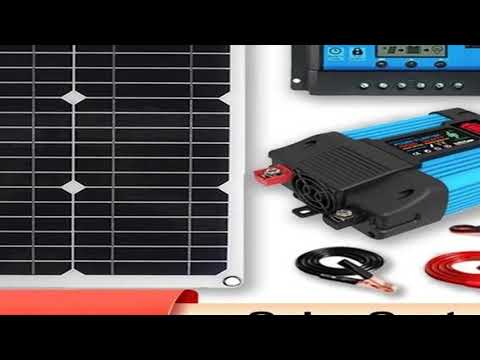 110V/220V 6000W Inverter Solar Power Generation System Solar Panel 12V 30A Controller Complete Power