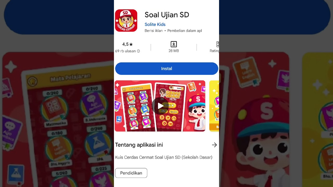 11 aplikasi belajar untuk anak sd #contentilmu