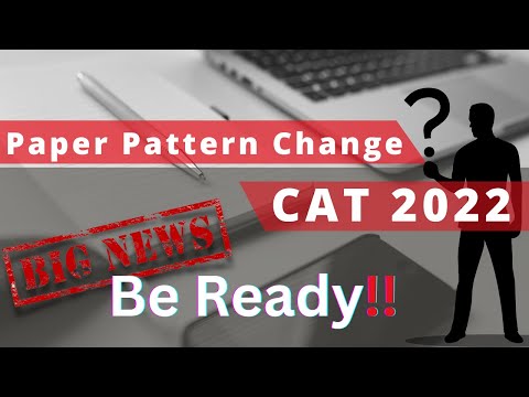 CAT Paper Pattern | cat exam paper | cat 2022 no of questions | CAT 2022 Preparation #cat2022 #iim