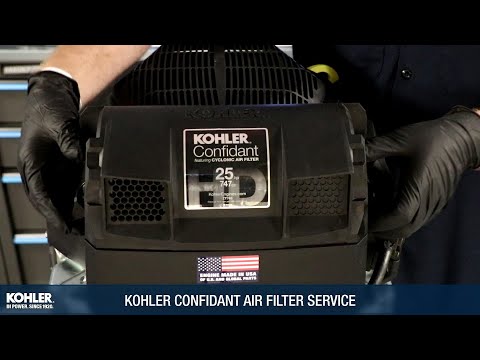 KOHLER CONFIDANT AIR FILTER SERVICE