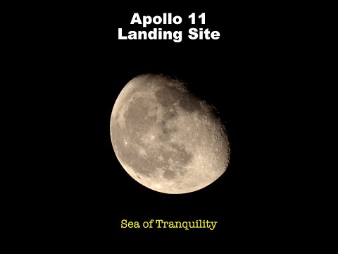 Apollo 11 Landing Site -Sea of Tranquility (1969) #moonlanding #Tranquilitybase #MareTranquilitatis