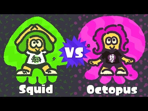 Splatoon 2 Squid Vs Octopus Splatfest Stream - #teamsquid with Fishy Fisher, Skul and viantastic
