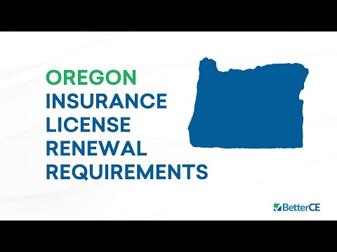 Oregon Insurance License Renewal Requirements