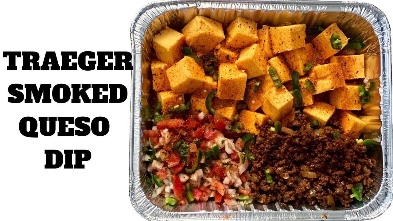 *NEW* SMOKED QUESO DIP ON OUR TRAEGER // Summer BBQ appetizers // @lifeofamyjune