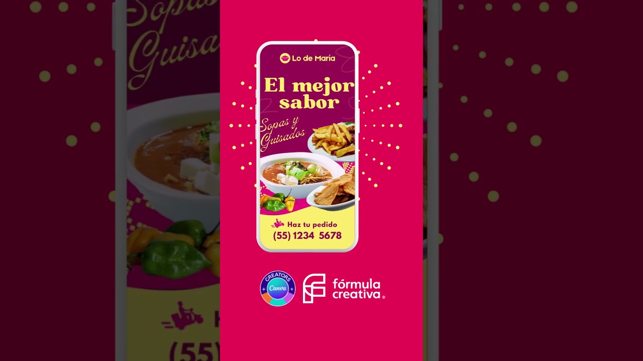 Plantillas de comida para redes sociales, Gratis. (Link en descripción)