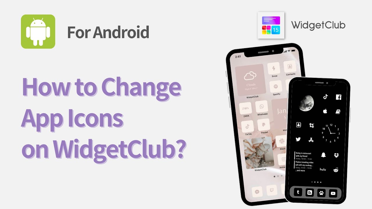 [Android New]How to add app icons to your home screen on WidgetClub