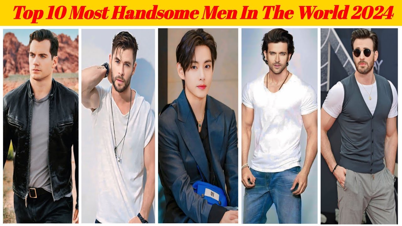 Top 10 Most Handsome Men In The World 2024 #top10 #handsome #2024 #kimtaehyung