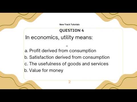 Economic JAMB Past Question: Possible Economics Questions to Expect