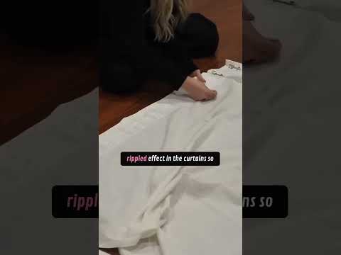How To Make IKEA curtains LOOK EXPENSIVE!