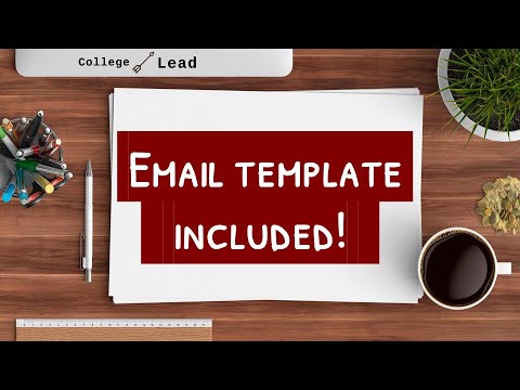 How to get STRONG recommendation letters! What I did to get into Harvard (w/TEMPLATE) | College Lead