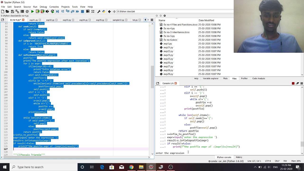 Experiment 4 Python Lab