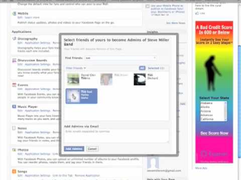 How To Add An Admin To FaceBook