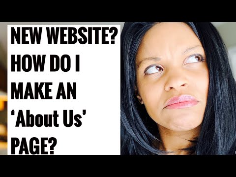 HOW TO WRITE AN ABOUT US FOR A WEBSITE - TUTORIAL