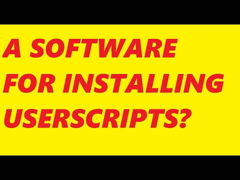 Should I make a Software for Installing Userscripts? (Read Description)