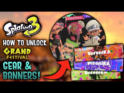 How to Get Grand Festival Gear & Banners in Splatoon 3