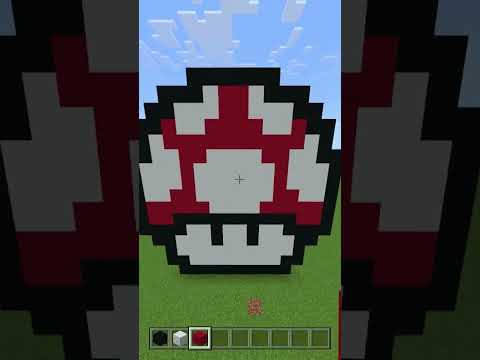 Red Mushroom Minecraft Build.