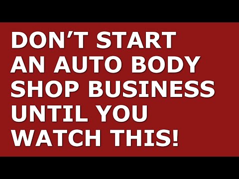 How to Start an Auto Body Shop Business | Free Auto Body Shop Business Plan Template Included