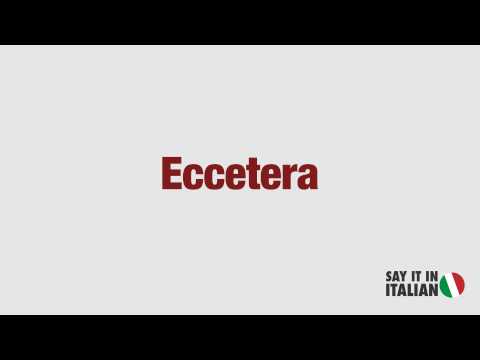 Eccetera