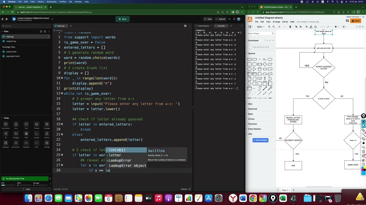 Hangman project Python for beginners