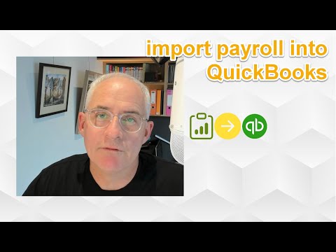 Import payroll into QuickBooks