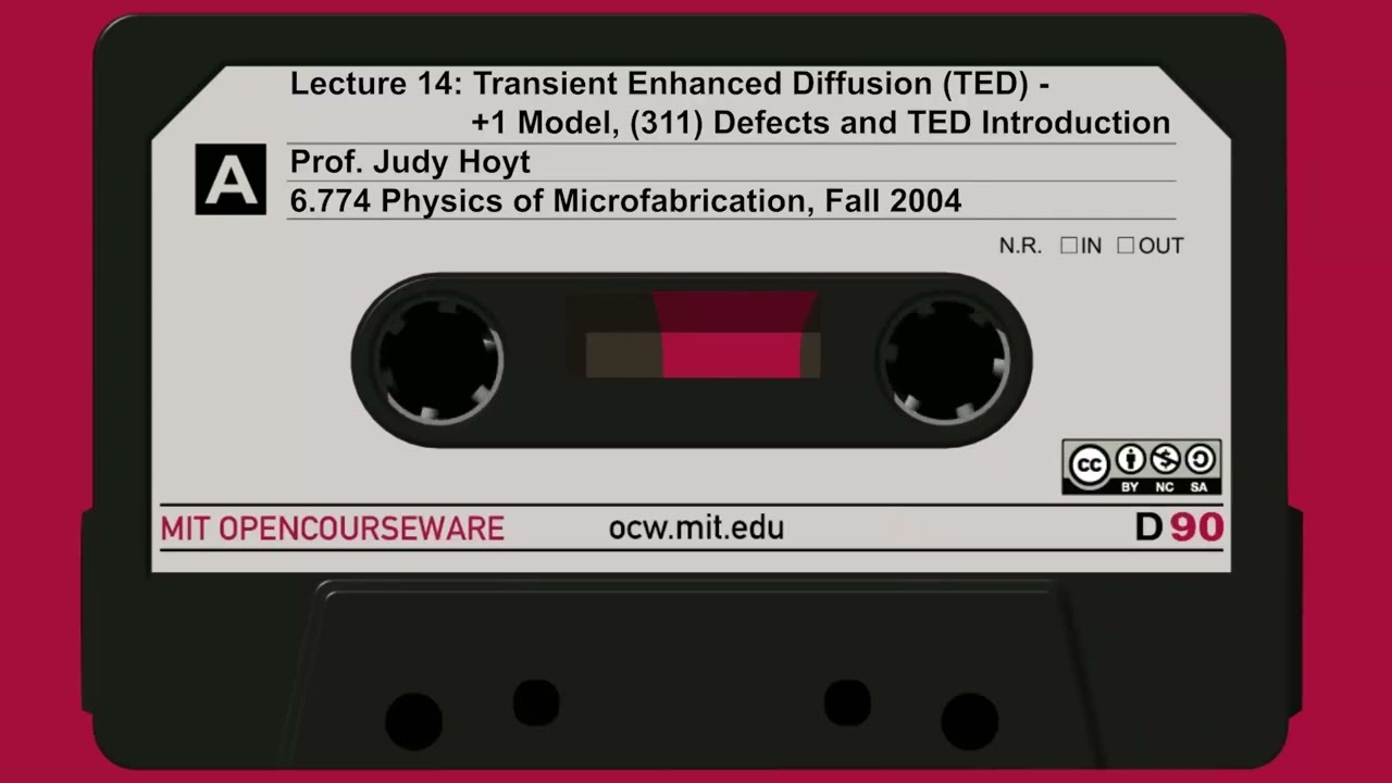 14. Transient Enhanced Diffusion (TED) - +1 Model, (311) Defects and TED Introduction