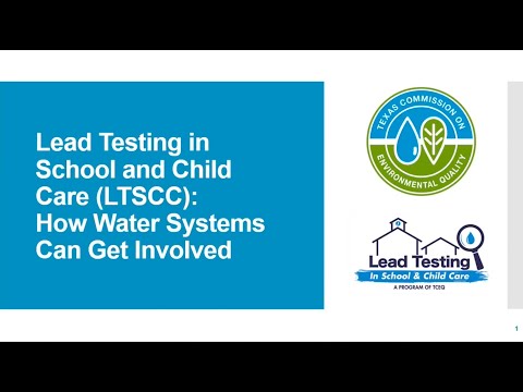 TCEQ's Lead Testing in School and Child Care Facilities - May 2025
