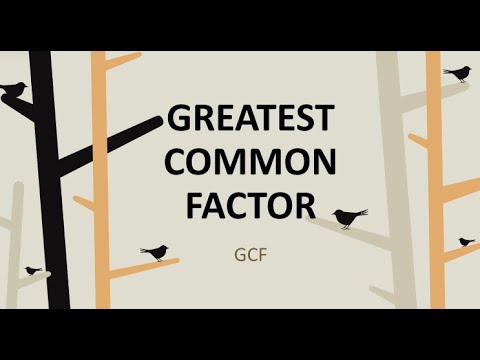 Greatest Common Factor (Envision Version)
