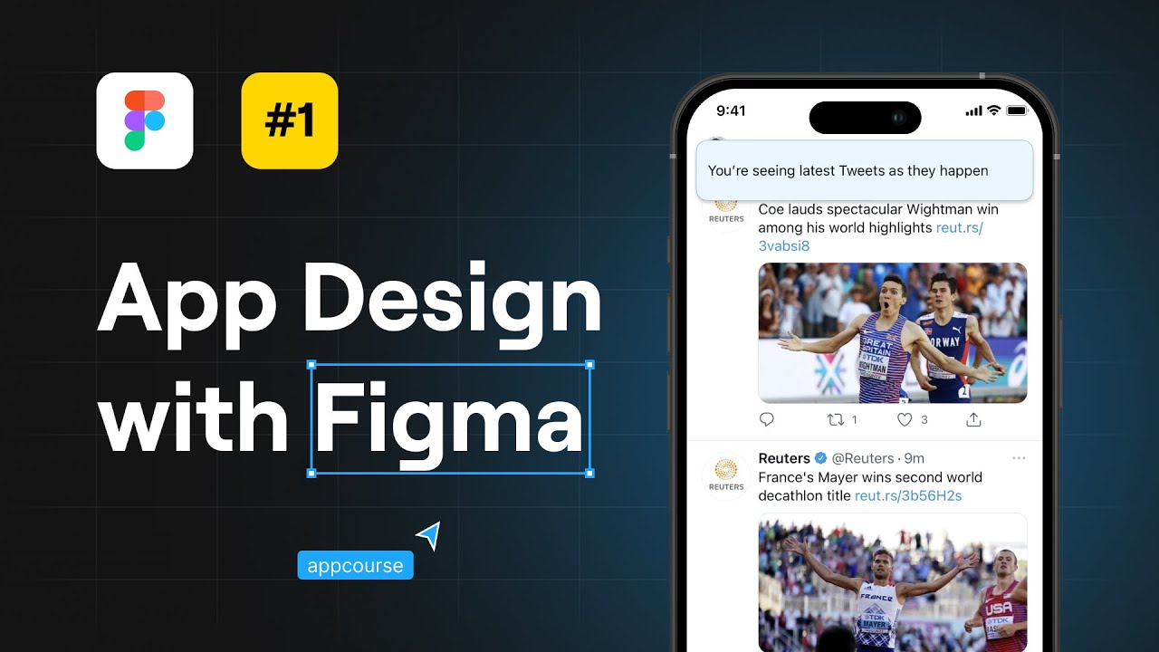 Make X (Twitter) in Figma  - Mobile App Design Tutorial in Figma PART #1