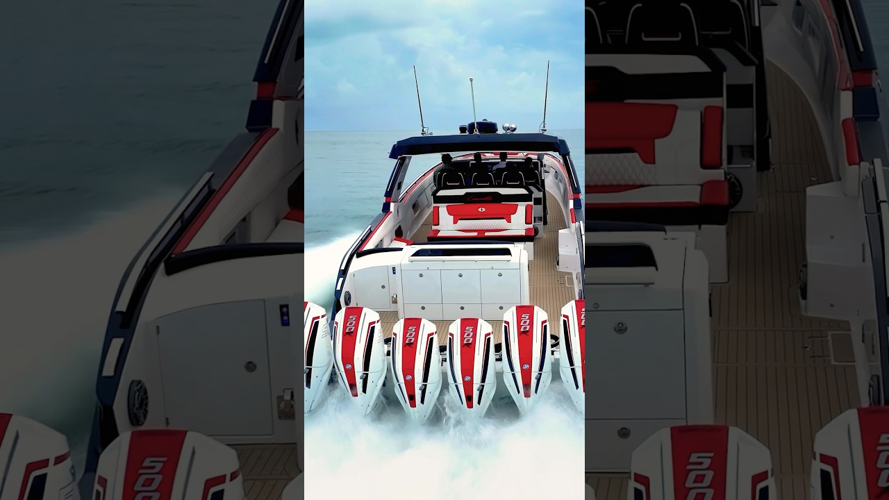 INSANE‼️🤯SIX 500hp Mercury Racing Engines on Cigarette 52 Thunder Center Console Beast 🤟