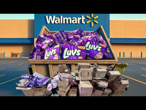 Dumpster Diving at Walmart in 2025 is CRAZY (Part 1)