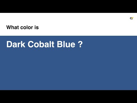 Dark Cobalt Blue color #33578a hex color - Blue color - Warm color 33578a