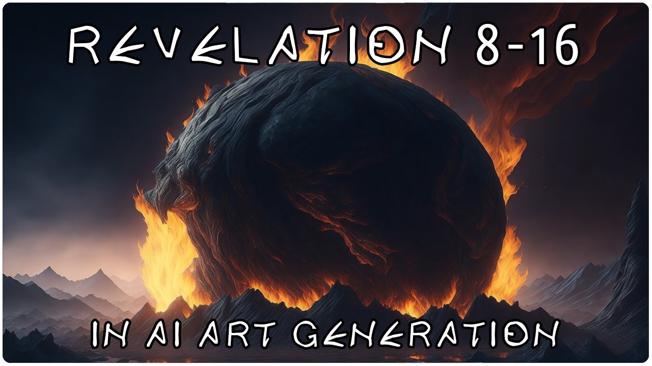The Visual Interpretation of Revelation 8-16 as created by Artificial Intelligence