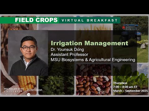 Field Crops Virtual Breakfast: Irrigation Management for Corn, Soybeans and Wheat
