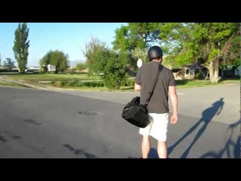 Longboarding to the Provo Airport