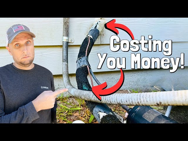 How to Fix Rotted AC Line Set Insulation for Better Efficiency | Galaxy ...