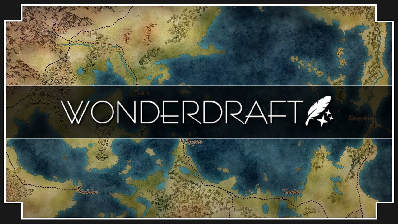 Wonderdraft - Worldbuilding Map Timelapse