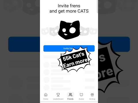 Hurry Up👏 ! Earn more Cat's before Listing 🐈⬛♣️ #catsairdrop #airdropalert #shortsfeed
