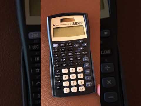 How to fix syntax error on Texas Instruments 30X IIS calculator