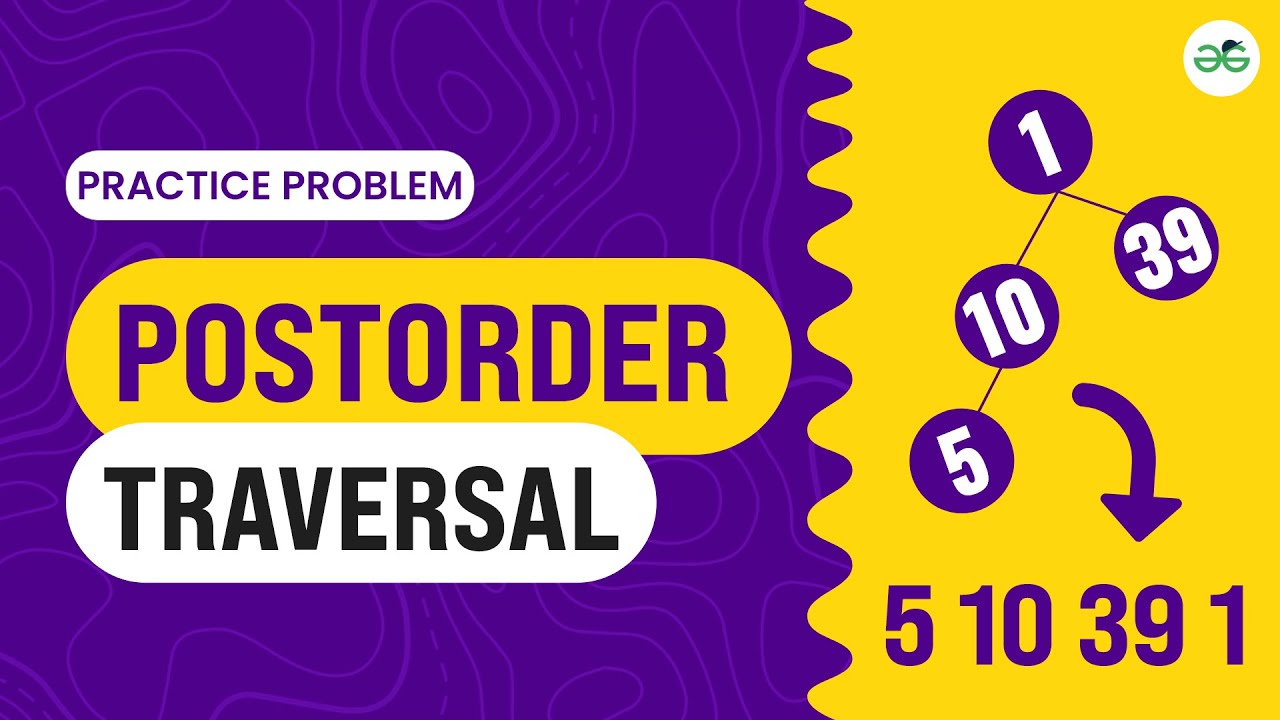 Postorder Traversal | School Practice Problem | GeeksforGeeks School
