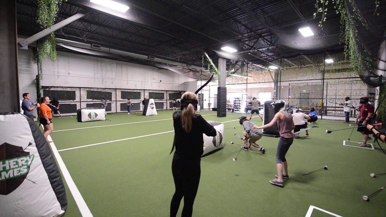 Brighter Vision Web Solutions Company Outing at Archery Games of Denver