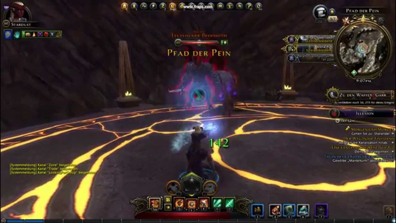 Neverwinter Online, Gameplay test#1 - Control Wizard