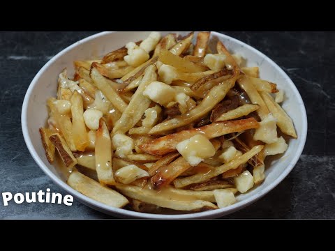 Poutine - Simple & Incredible - Crispy Fries with Gravy & Cheese Curds