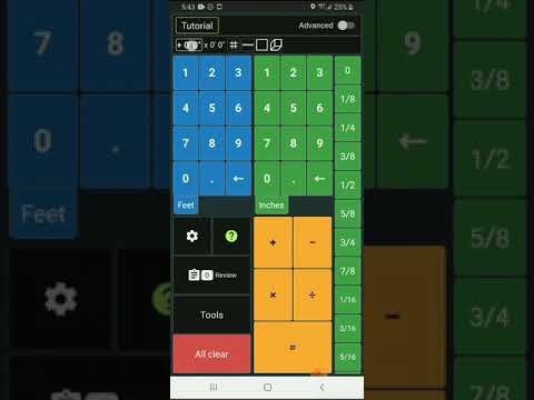 Feet and Inches Calculator - Area and Volume