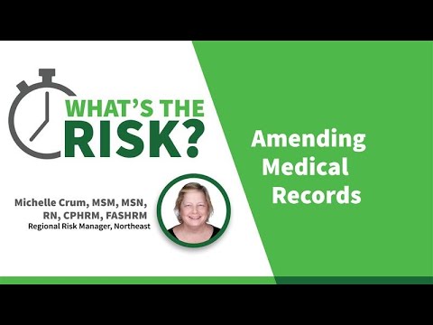 Amending Medical Records