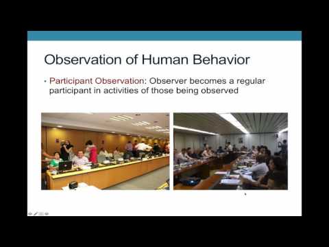 Sources of Qualitative Data