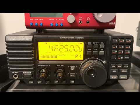 Jamming of 'The Buzzer' UVB-76 4625 kHz, continues: copied on Icom IC-R75 receiver & Wellbrook loop