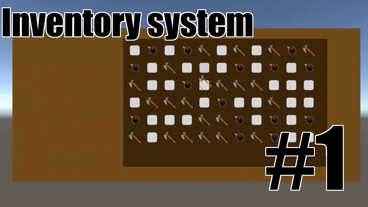 [Unity 5] Tutorial: How to make an inventory system - part 1
