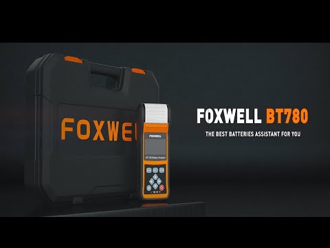 FOXWELL BT780 Car Battery Load Tester for 6V 12V 24V Cranking and Charging Start-Stop System